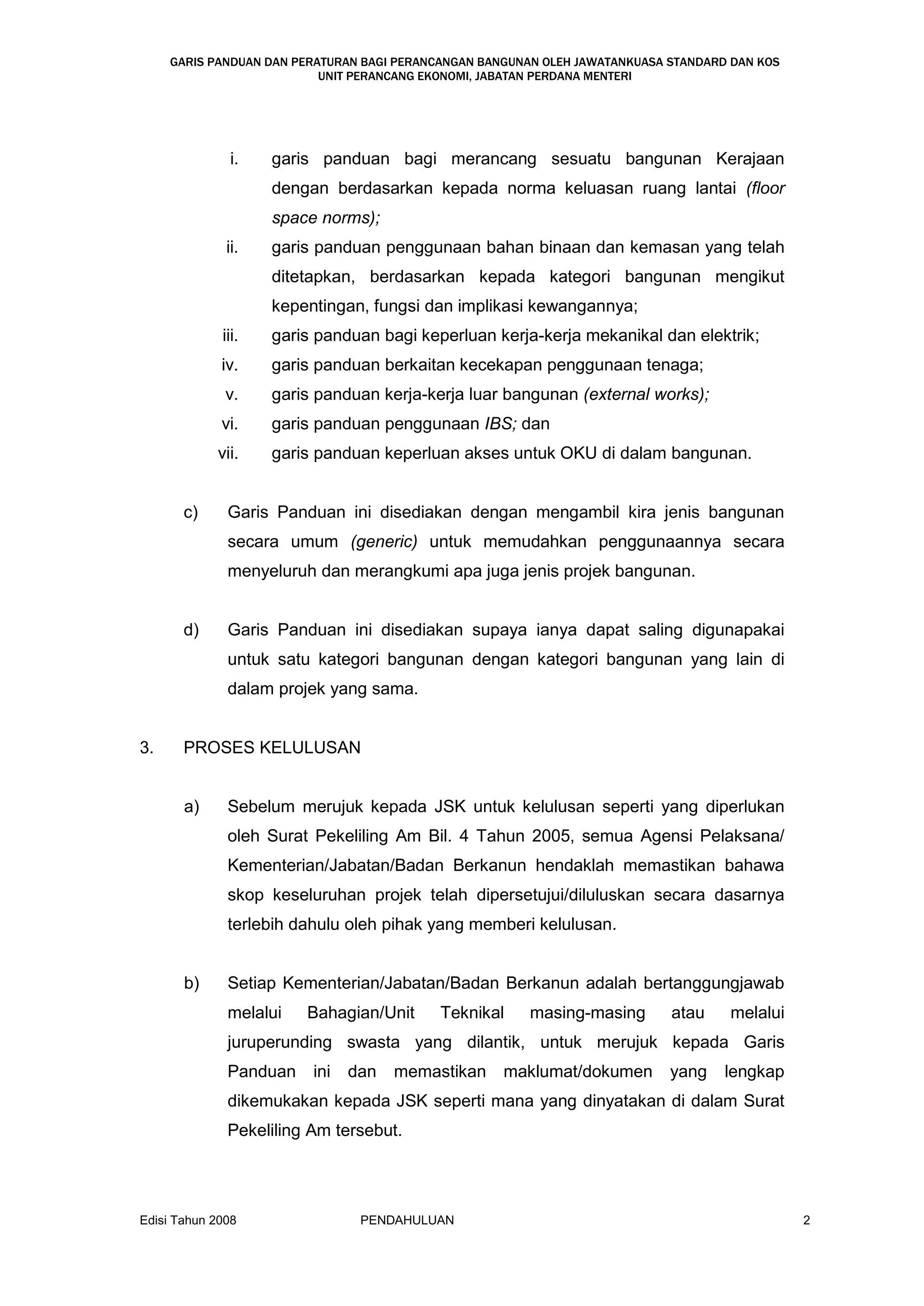 Garis Panduan Perancangan Bangunan | PDF