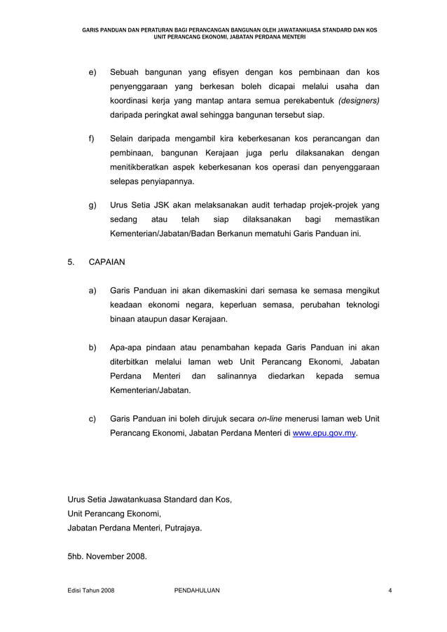 Garis Panduan Perancangan Bangunan | PDF