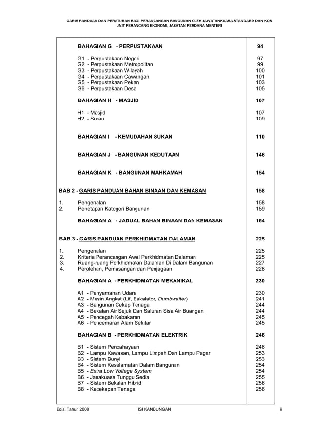 Garis Panduan Perancangan Bangunan | PDF