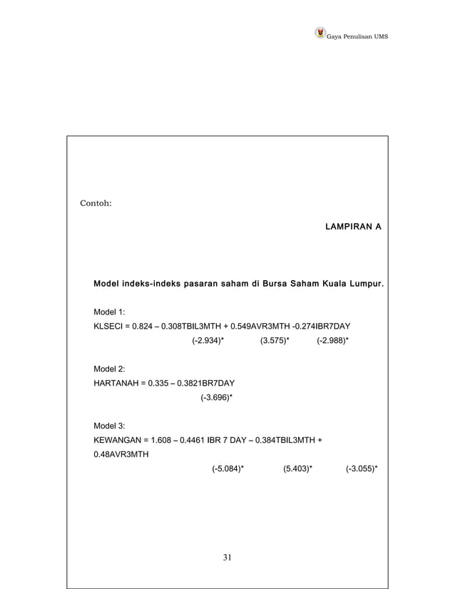 Buku gaya penulisan ums | DOC