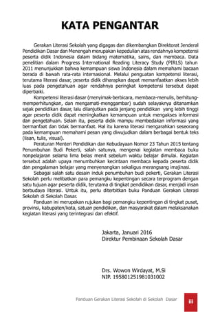 GERAKAN LITERASI SEKOLAH DI SEKOLAH DASAR (SD) | PDF