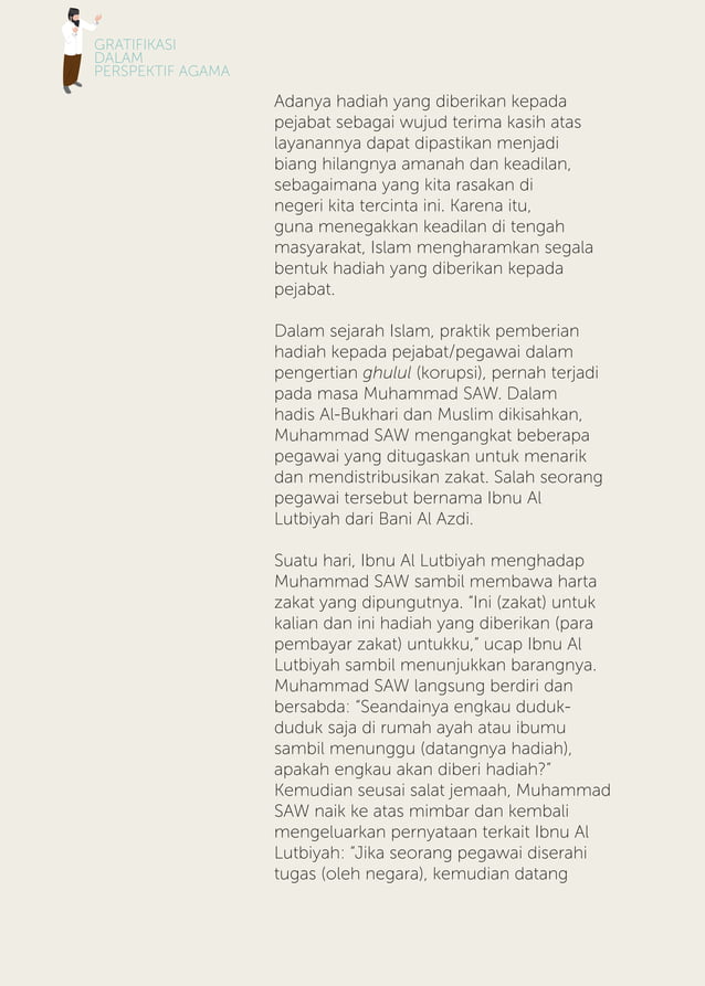 Buku gratifikasi dalam perspektif agama - Desember 2019 - KPK | PPT Buku gratifikasi dalam perspektif agama - Desember 2019 - KPK | PPT