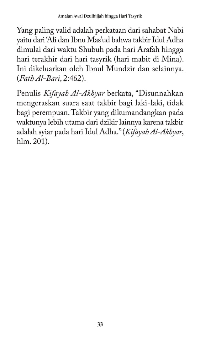 Buku Gratis - Amalan Awal Dzulhijjah - Muhammad Abduh Tuasikal | PDF