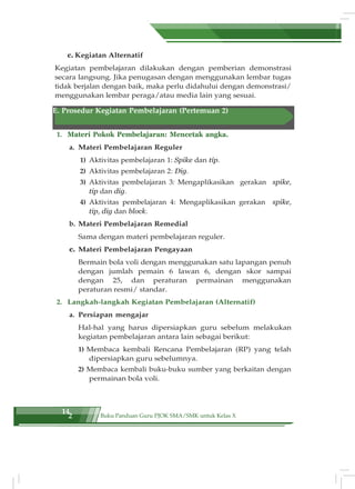 Buku Guru PJOK - bola voli.docx penjaskes | DOCX