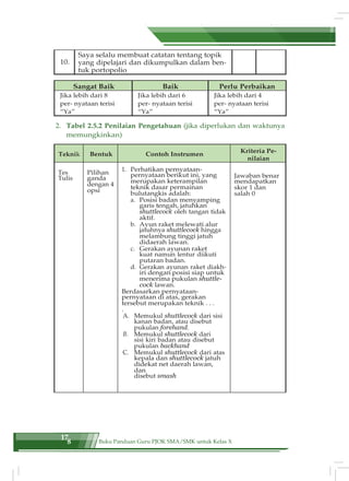 Buku Guru PJOK - bulu tangkis.doc penjaskesx | DOCX
