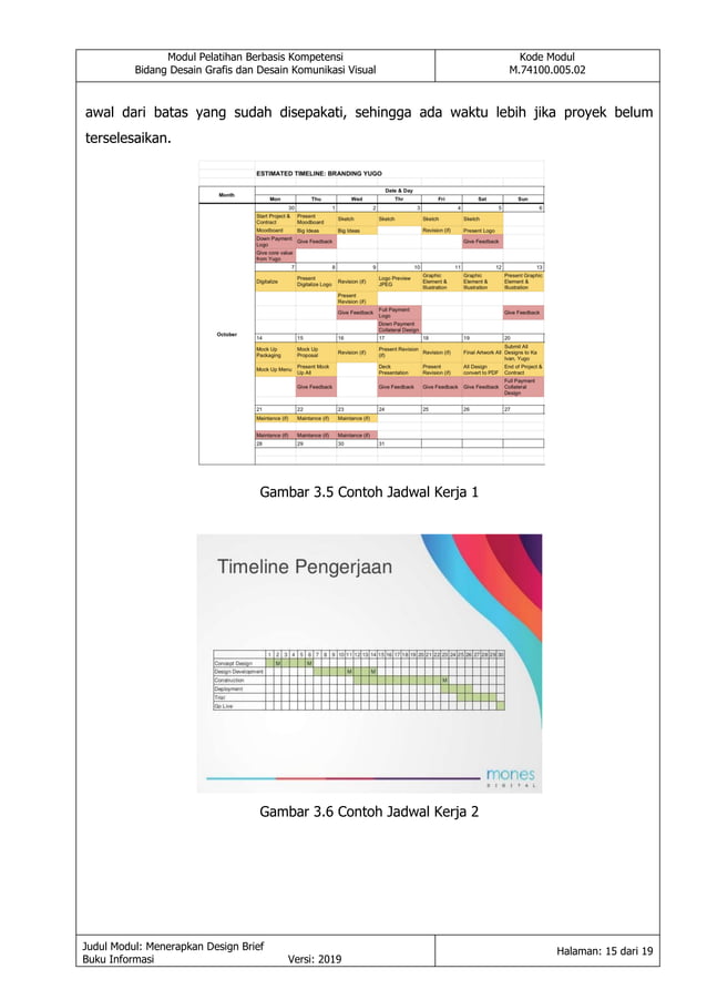 Buku informasi Menerapkan Desain Brief | PDF