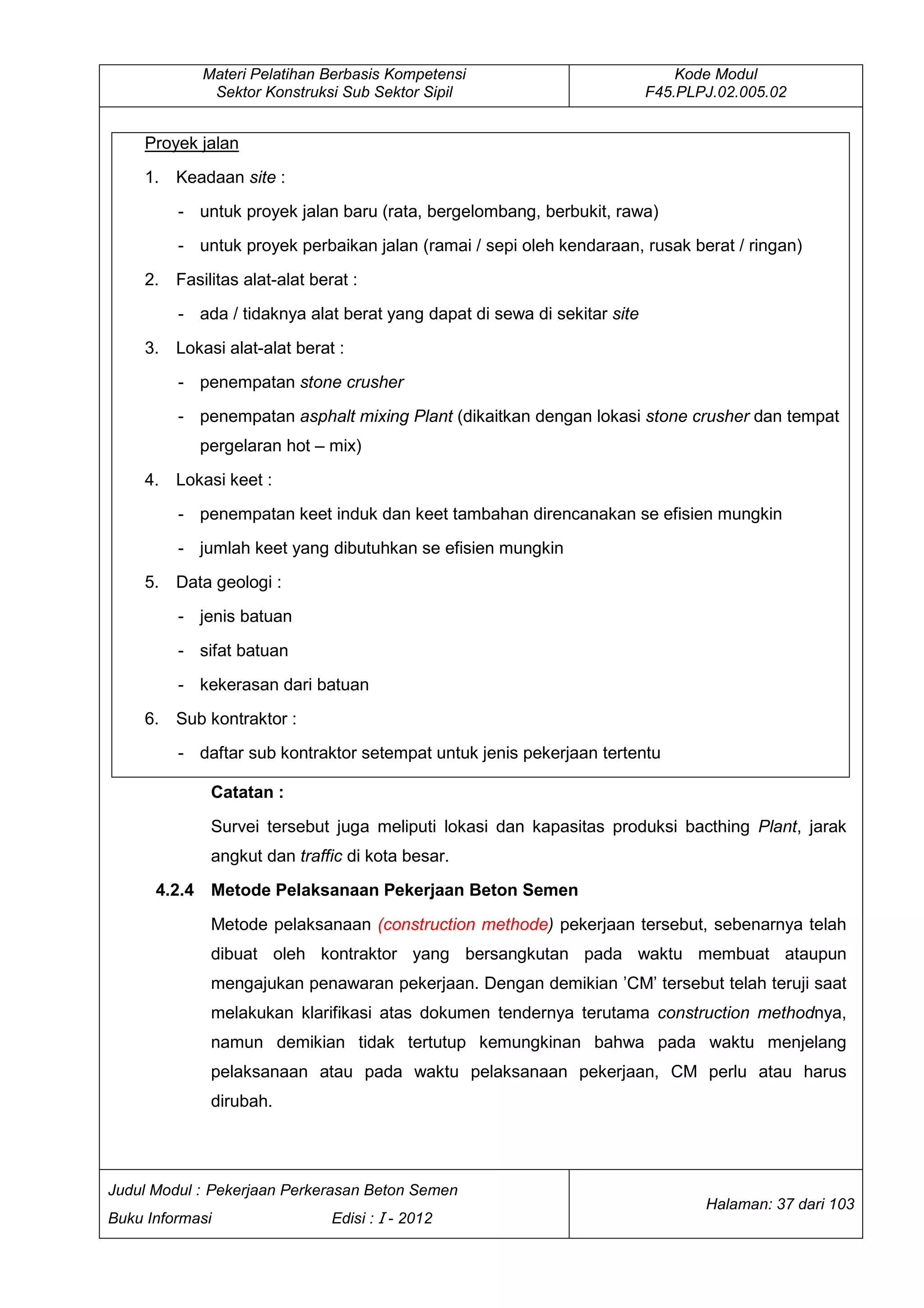 Buku informasi beton semen final | PDF