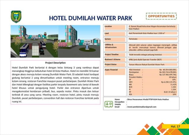 Buku Profil Investasi Kota Madiun | PPT