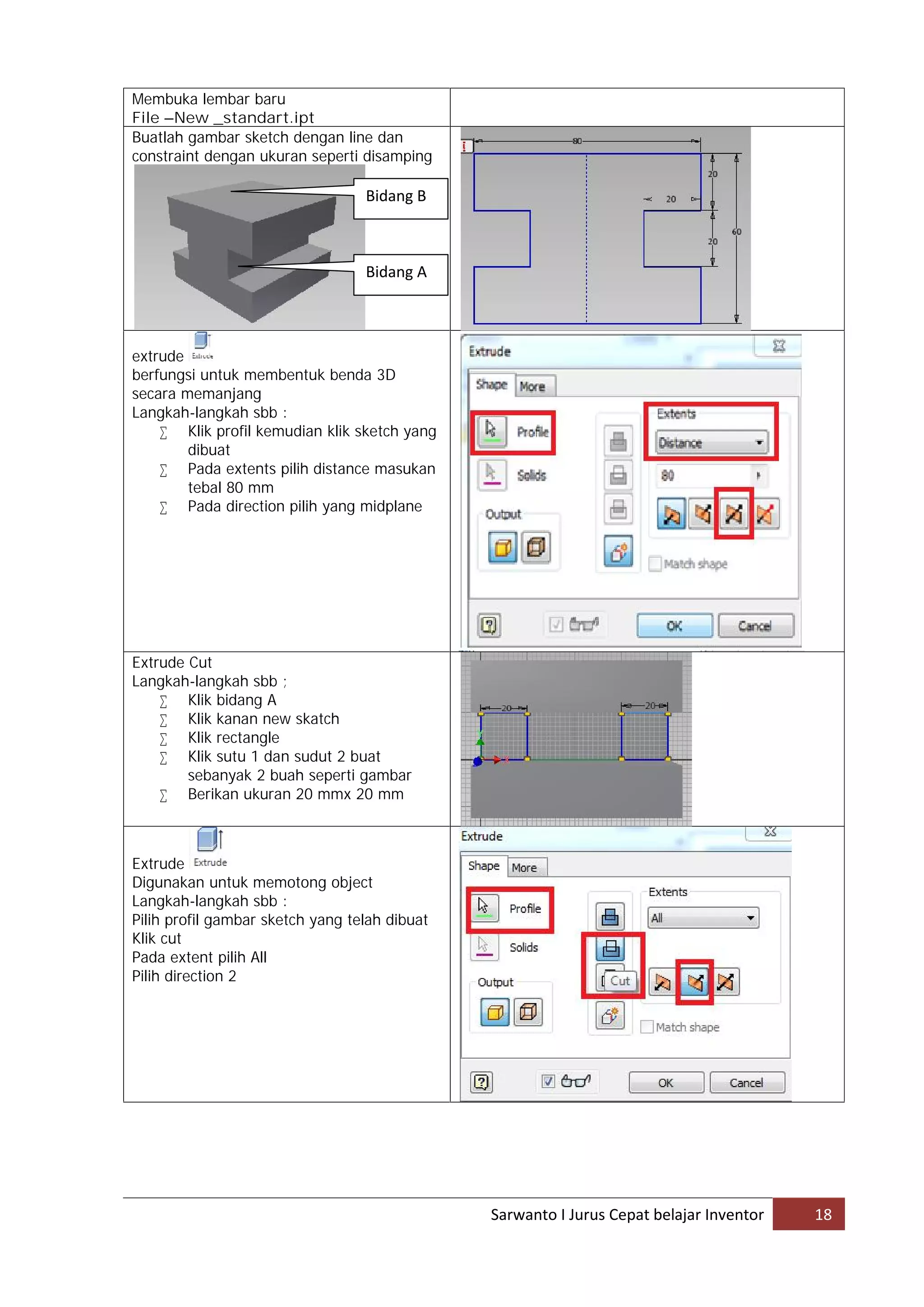 Buku belajar inventor | PDF