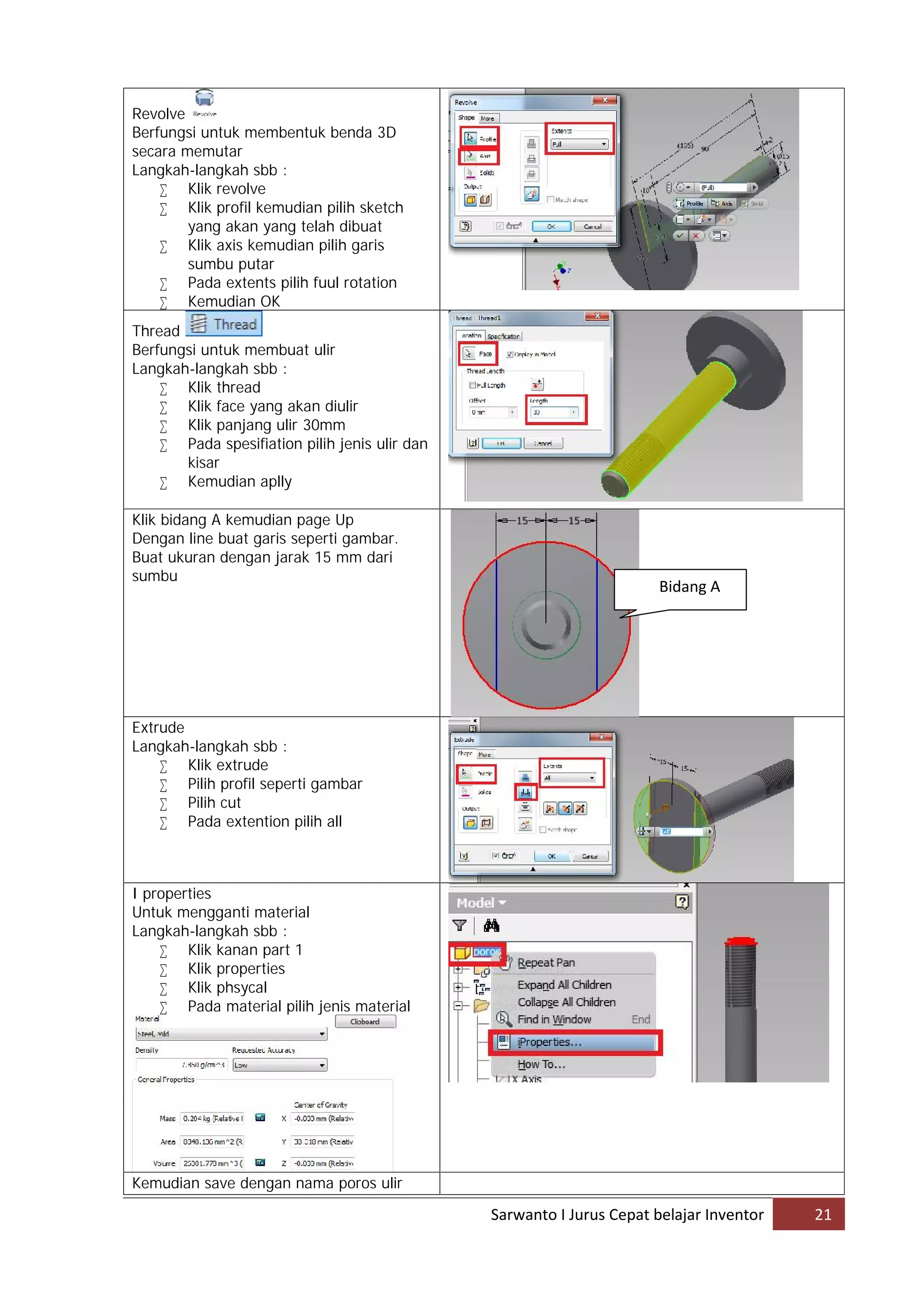 Buku belajar inventor | PDF