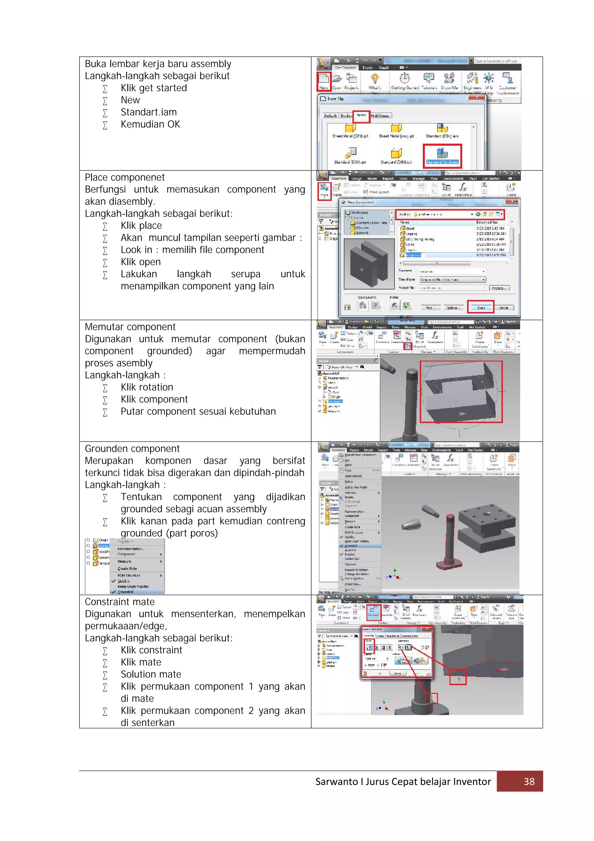 Buku belajar inventor | PDF
