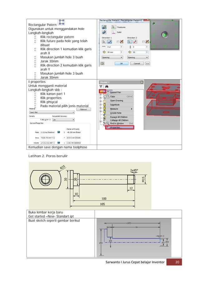 Buku belajar inventor | PDF