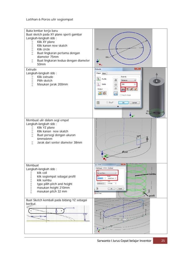 Buku belajar inventor | PDF