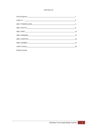 Buku belajar inventor | PDF