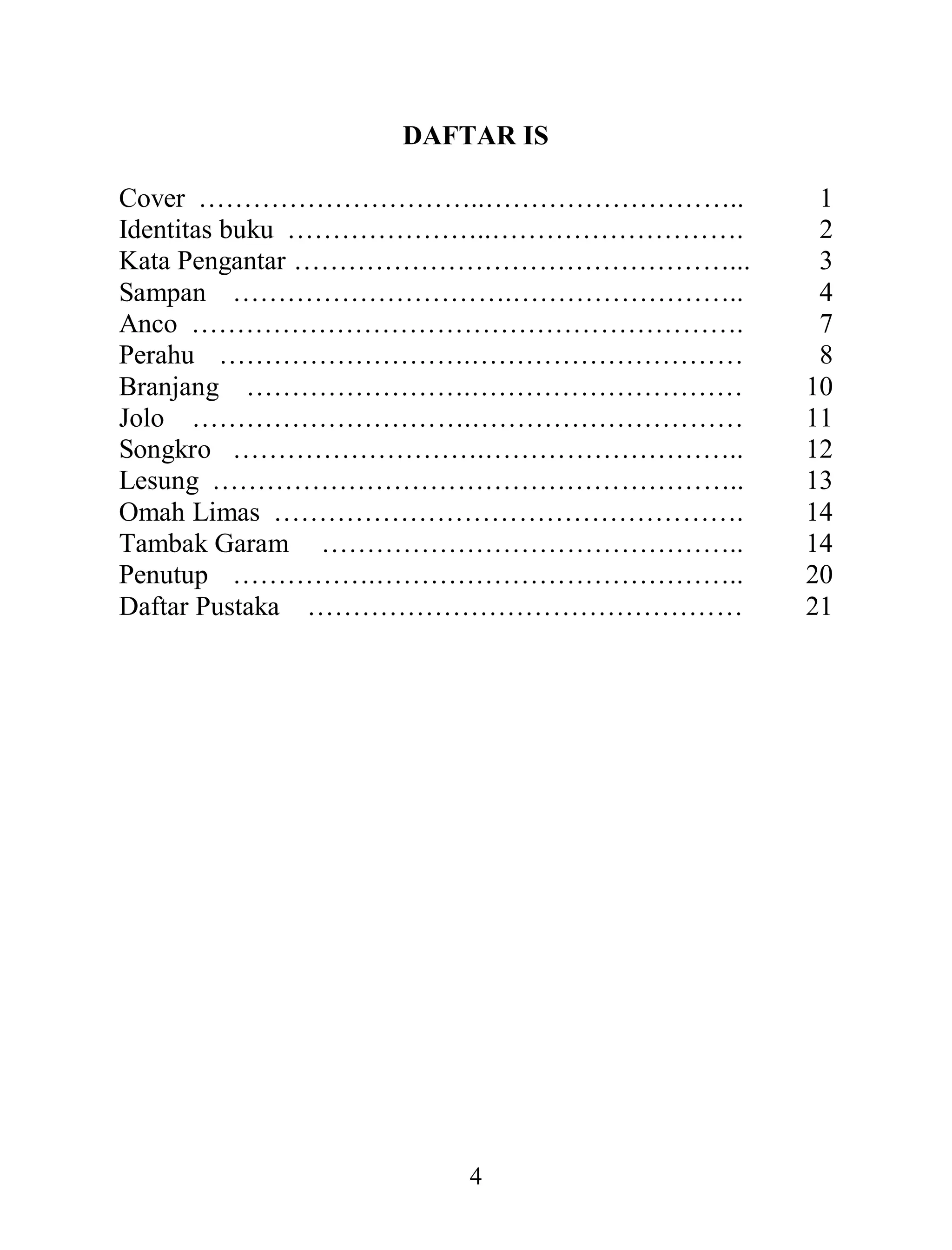 Buku Katalog Pameran Produk Miniatur Kebudayaan Desa Dasun | PDF