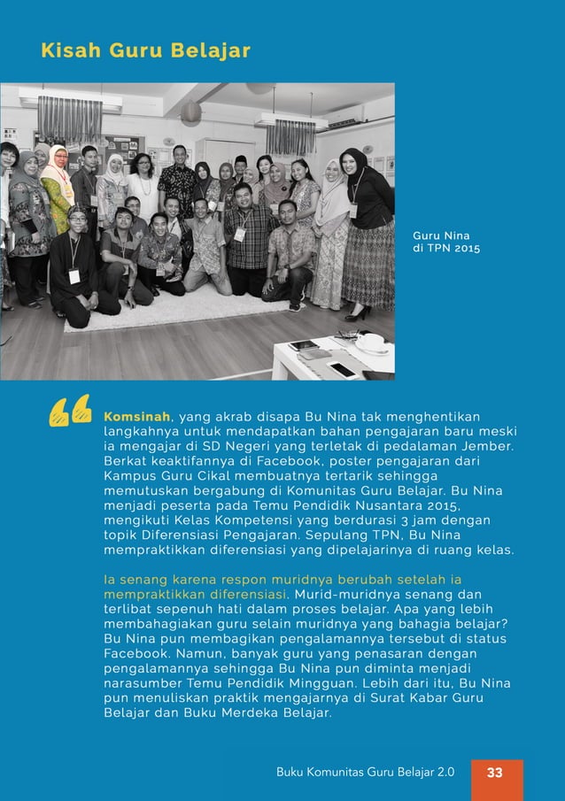 Buku Panduan Komunitas Guru Belajar 2.0 | PDF