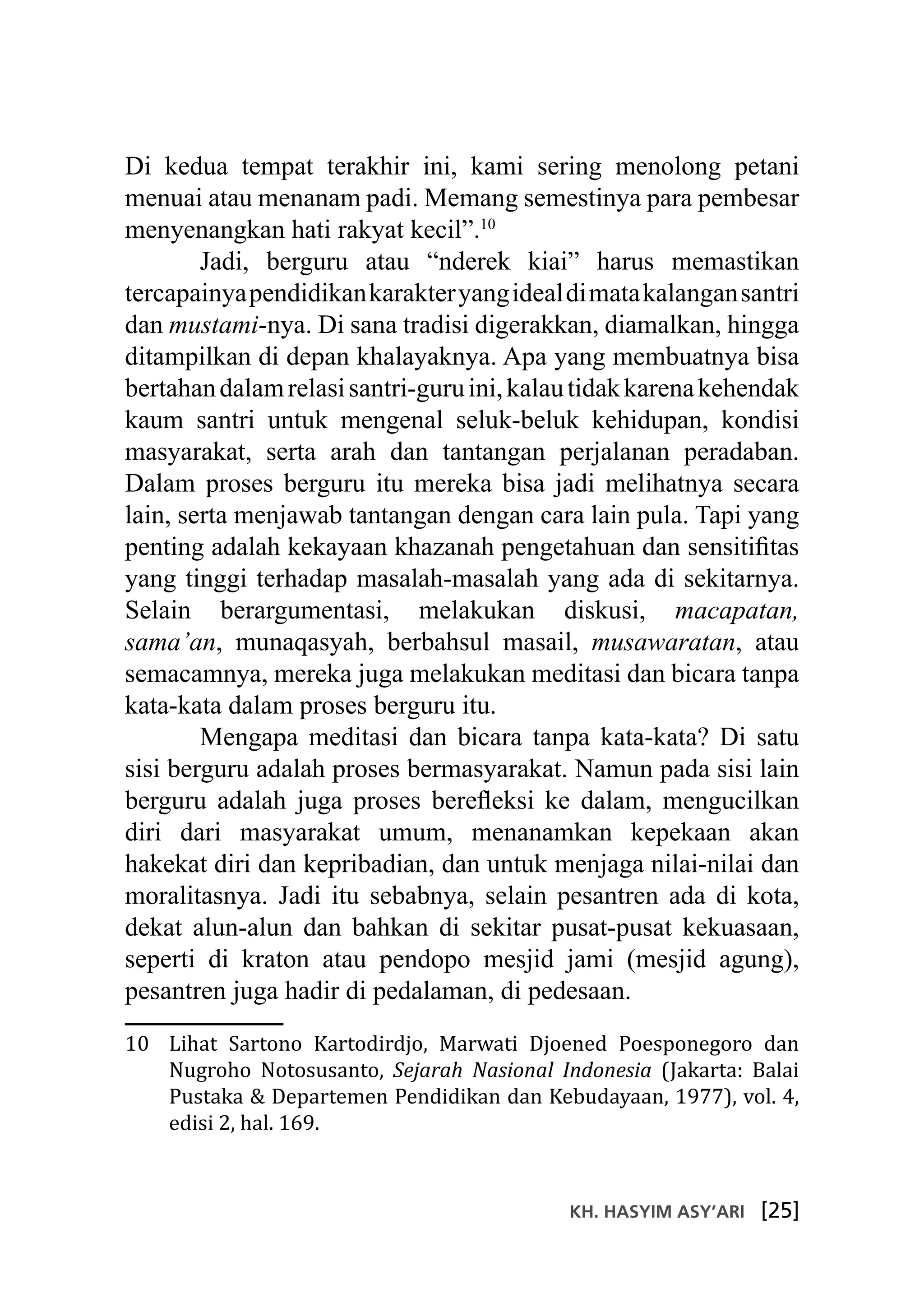 KH. Hasyim Asyari - Pengabdian Seorang Kyai Untuk Negeri | PDF