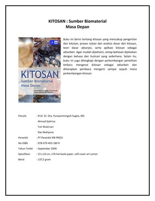 Buku kitosan | DOC