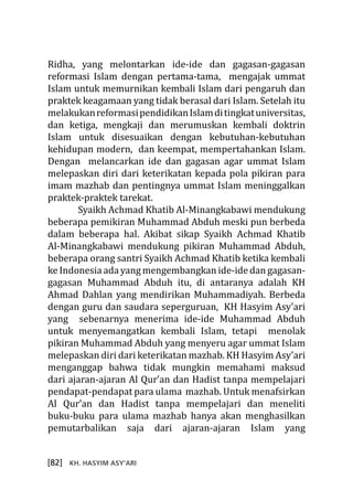 Buku KH. Hasyim Asy'ari (Pendiri Nahdlatul Ulama) | PDF