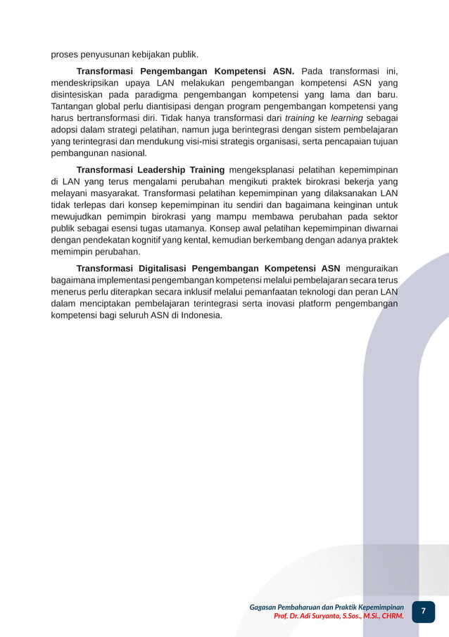 Transformasi Administrasi Publik Menjawab Tantangan Era Disrupsi | PDF