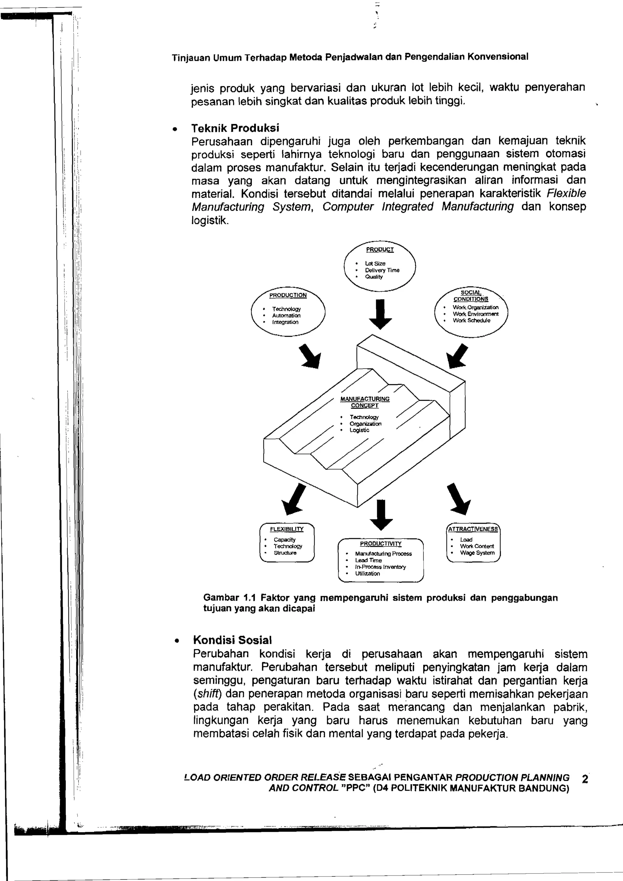 Buku Load Oriented Order Release Sebagai Pengantar PPC (Production ...