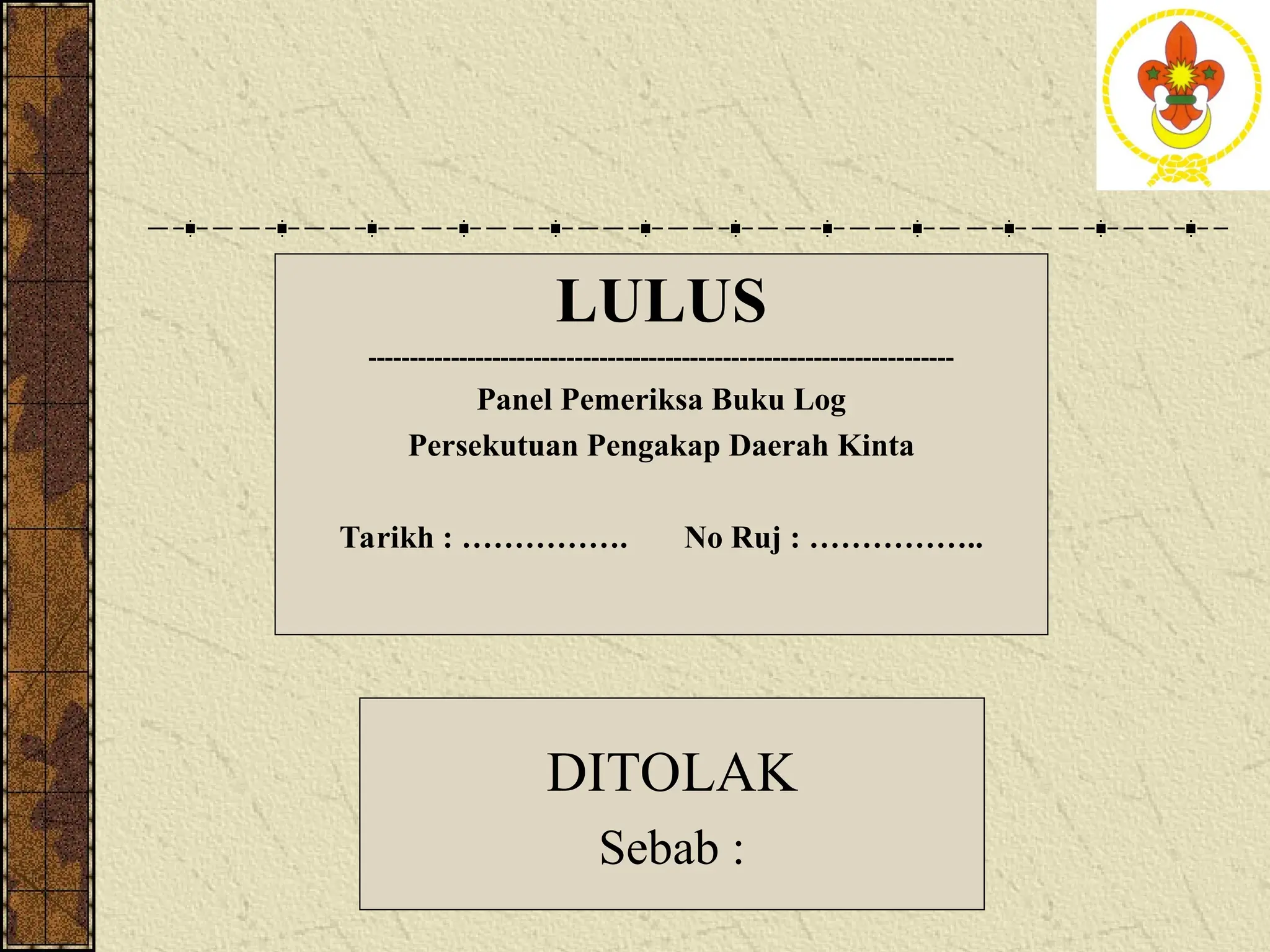 penulisan buku log dan kaedah dan penulisan | PPT
