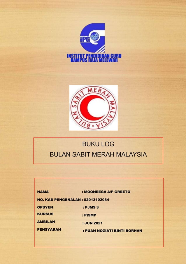 BUKU LOG BSMM PPT ( MOONEEGA ) PJMS 3.pptx