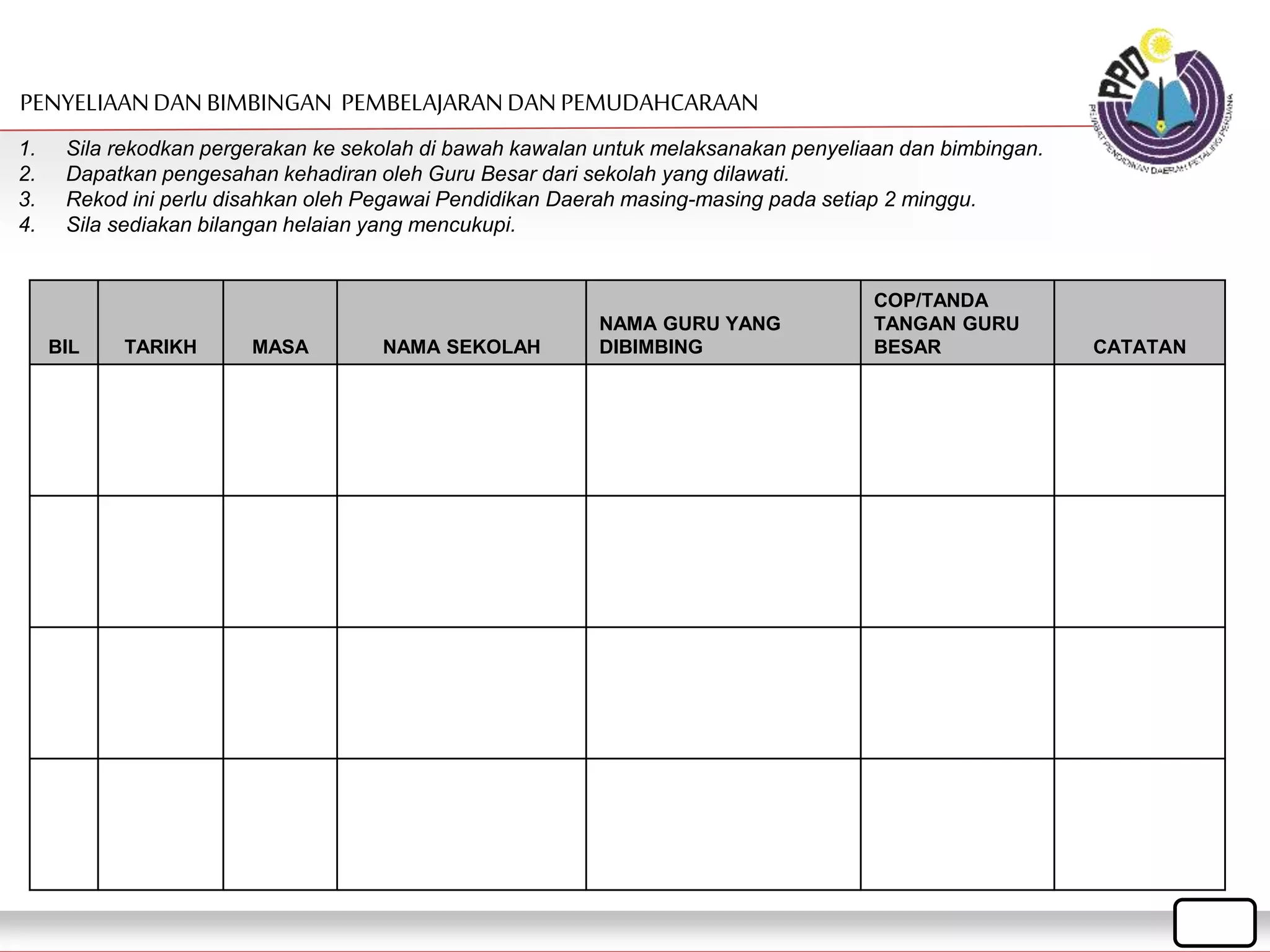 Buku log pergerakan22 | PPTX