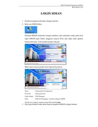 Buku manual pengggunaan siman 03102014 14 | PDF