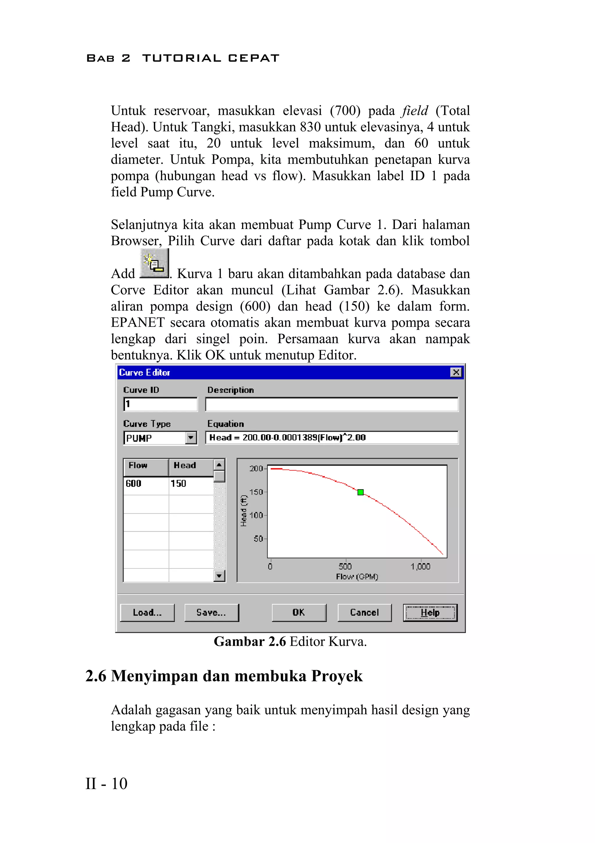 Buku Manual Program EPANET Versi Bahasa Indonesia | PDF