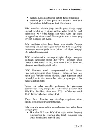Buku Manual Program EPANET Versi Bahasa Indonesia | PDF