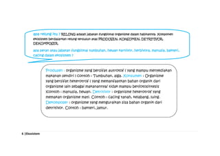 Buku Ekosistem | PPT