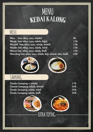 Desain Buku Menu | PDF