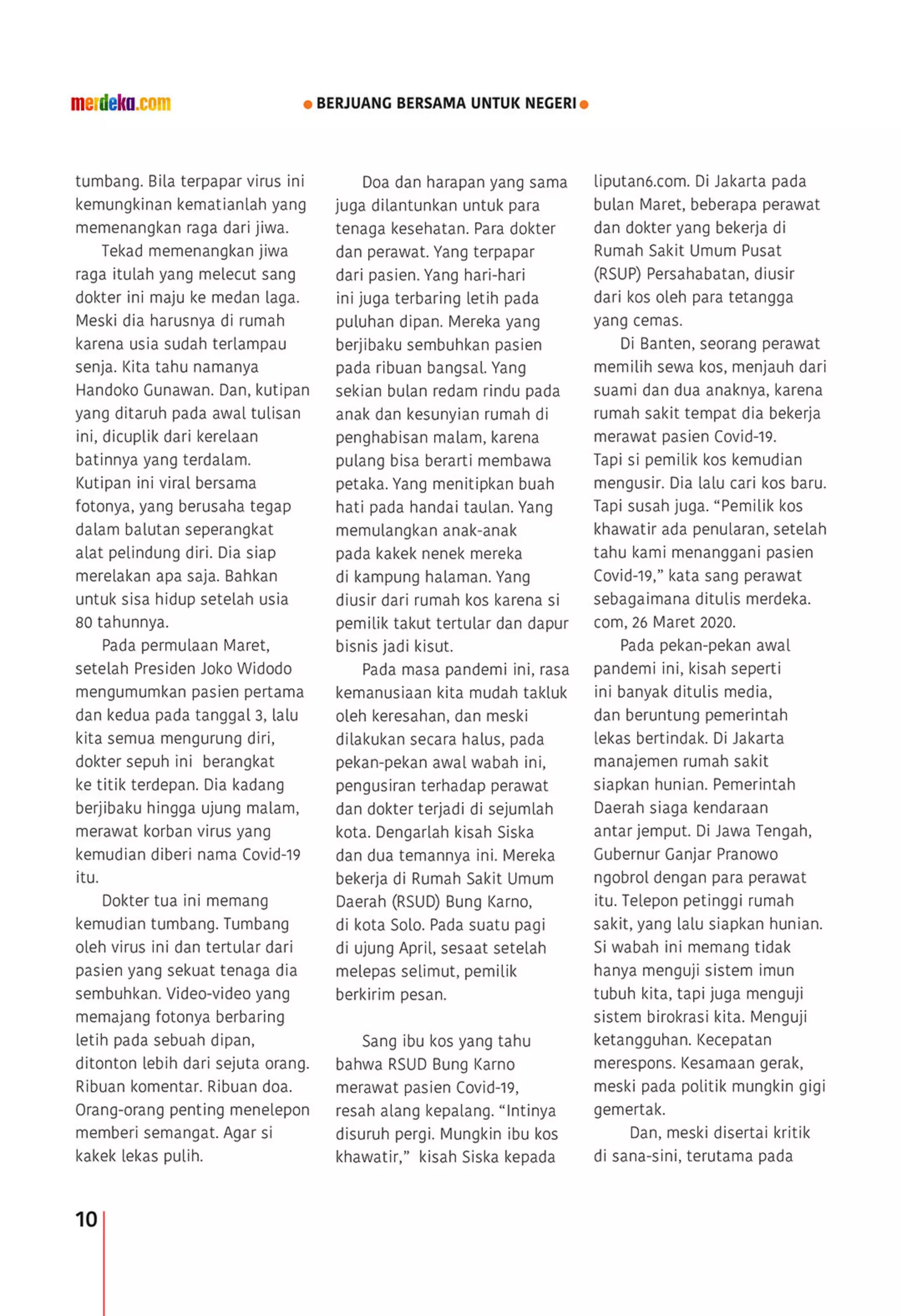 Buku merdeka vol.4 "Berjuang bersama untuk negeri" (pocket digital ...