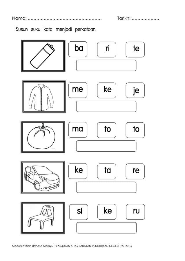 Buku modul latihan bm pemulihan | PDF