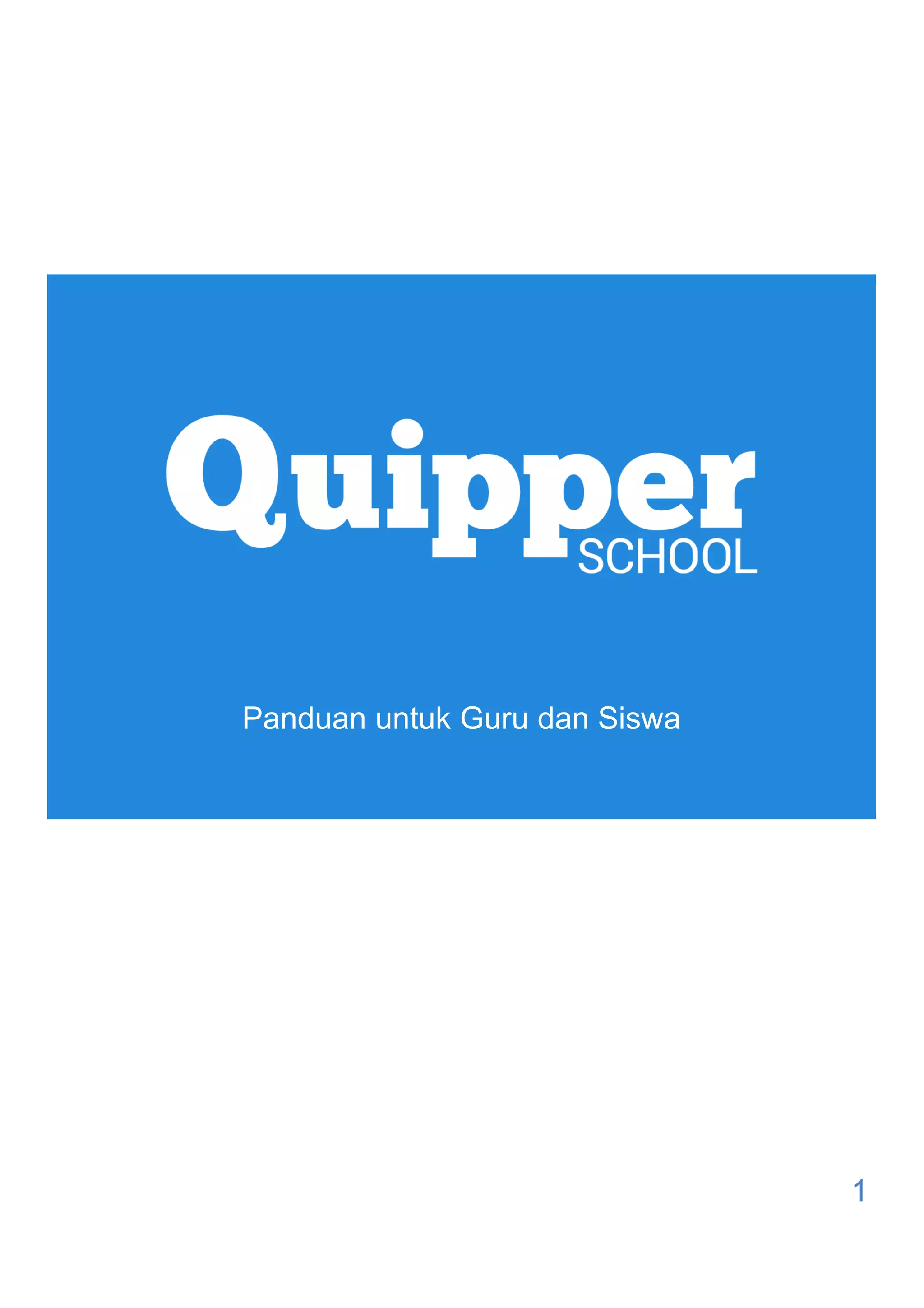 Buku paduan untuk siswa quipper school indonesia (pdf) | PDF