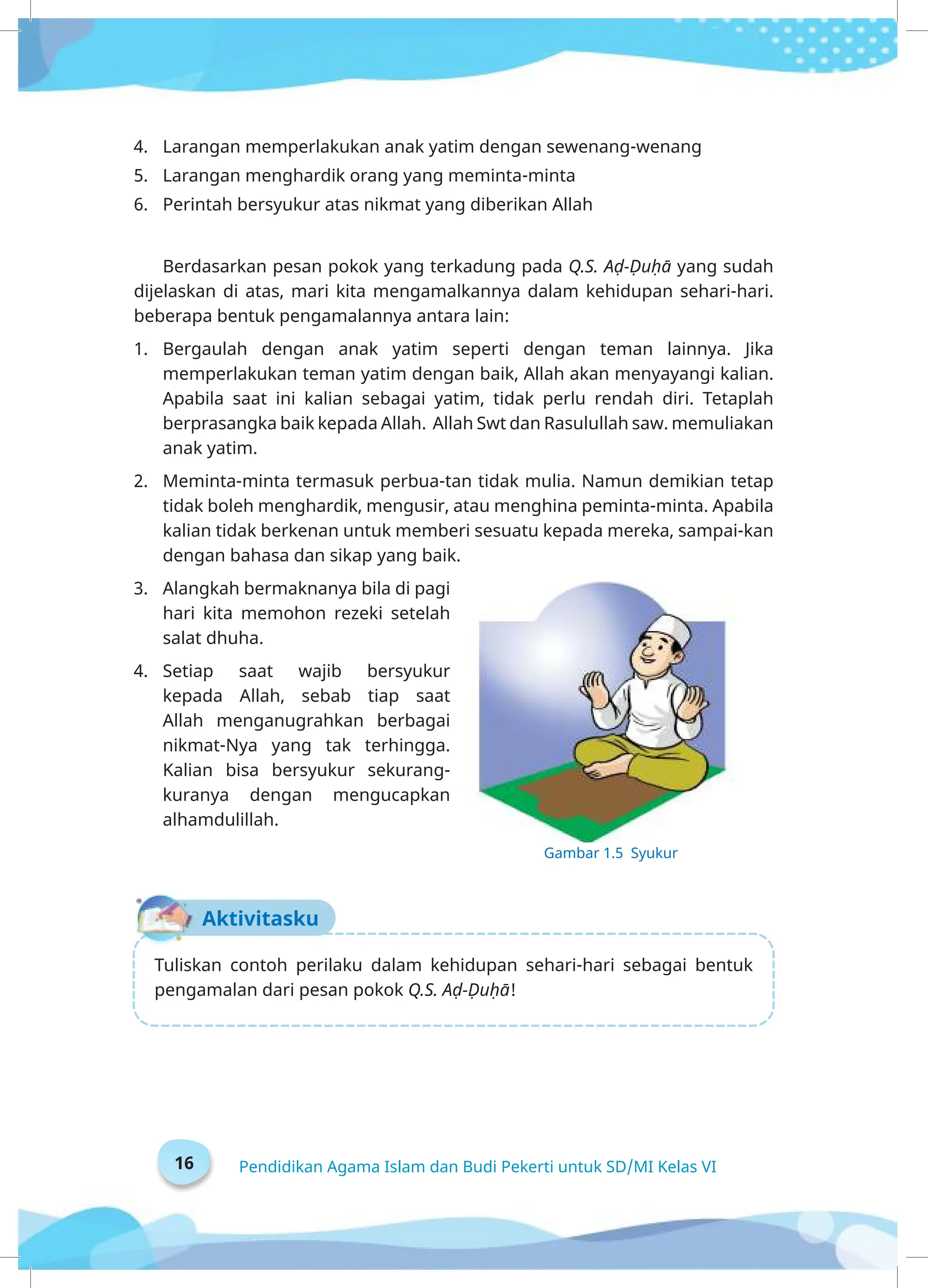 BUKU PAI KELAS 6 KURIKULUM MERDEKA.pdf 2024 | PDF