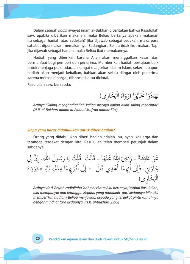 BUKU PAI KELAS 6 KURIKULUM MERDEKA.pdf 2024 | PDF