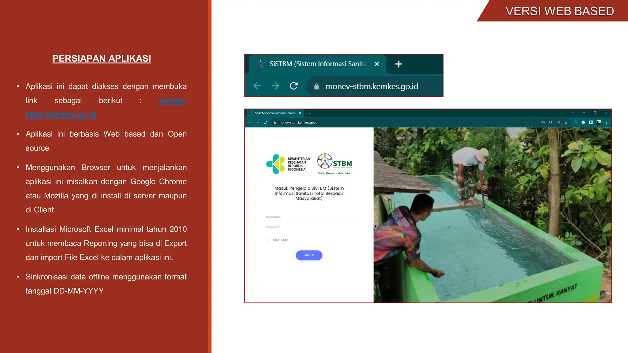 Panduan Aplikasi E - Monev STBM Versi Web Based dan Android User ...