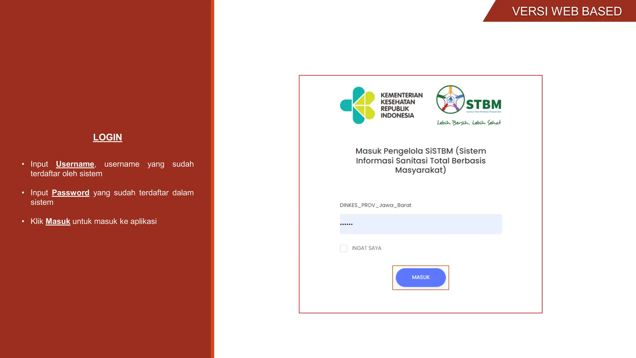 Panduan Aplikasi E - Monev STBM Versi Web Based dan Android User ...