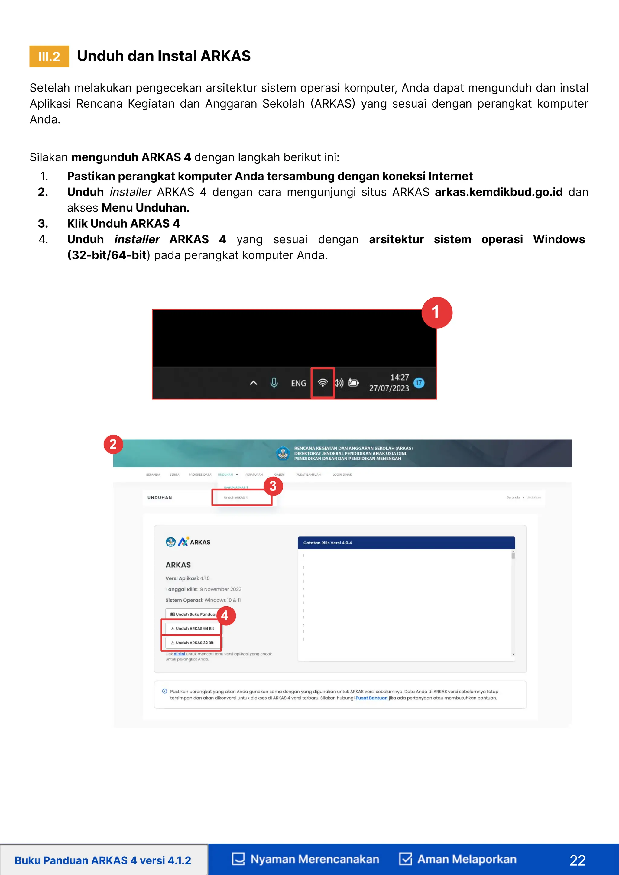 Buku Panduan ARKAS 4 versi 4.1.2.pdf OKE | PDF
