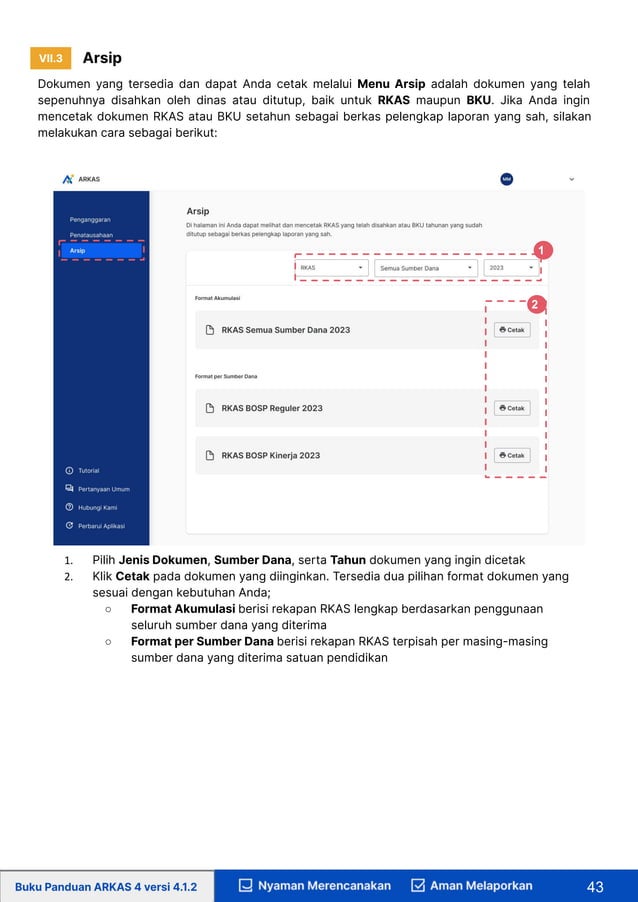 Buku Panduan ARKAS 4 versi 4.1.2.pdf OKE | PDF