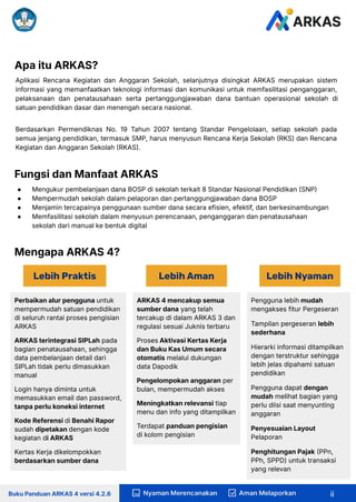 Buku Panduan ARKAS 4 versi 4.2.6 aplikasi rencana kegiatan anggaran ...