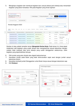 Buku Panduan ARKAS 4 versi 4.2.6 aplikasi rencana kegiatan anggaran ...