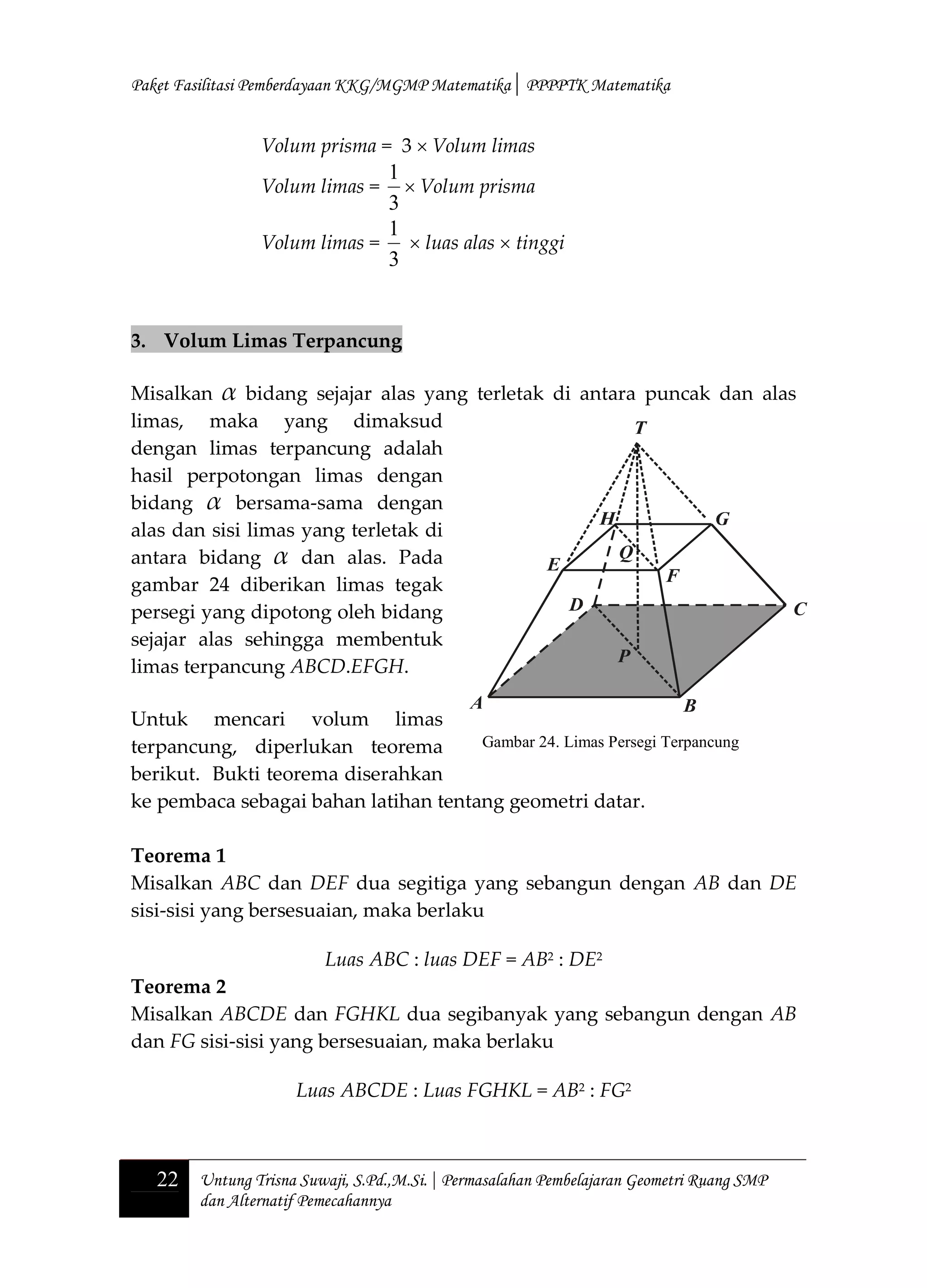 Buku panduan belajar permasalahan pembelajaram-geometri-ruang-smp | PDF