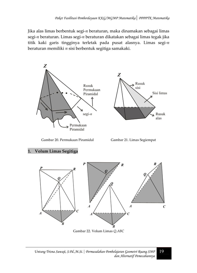 Buku panduan belajar permasalahan pembelajaram-geometri-ruang-smp | PDF