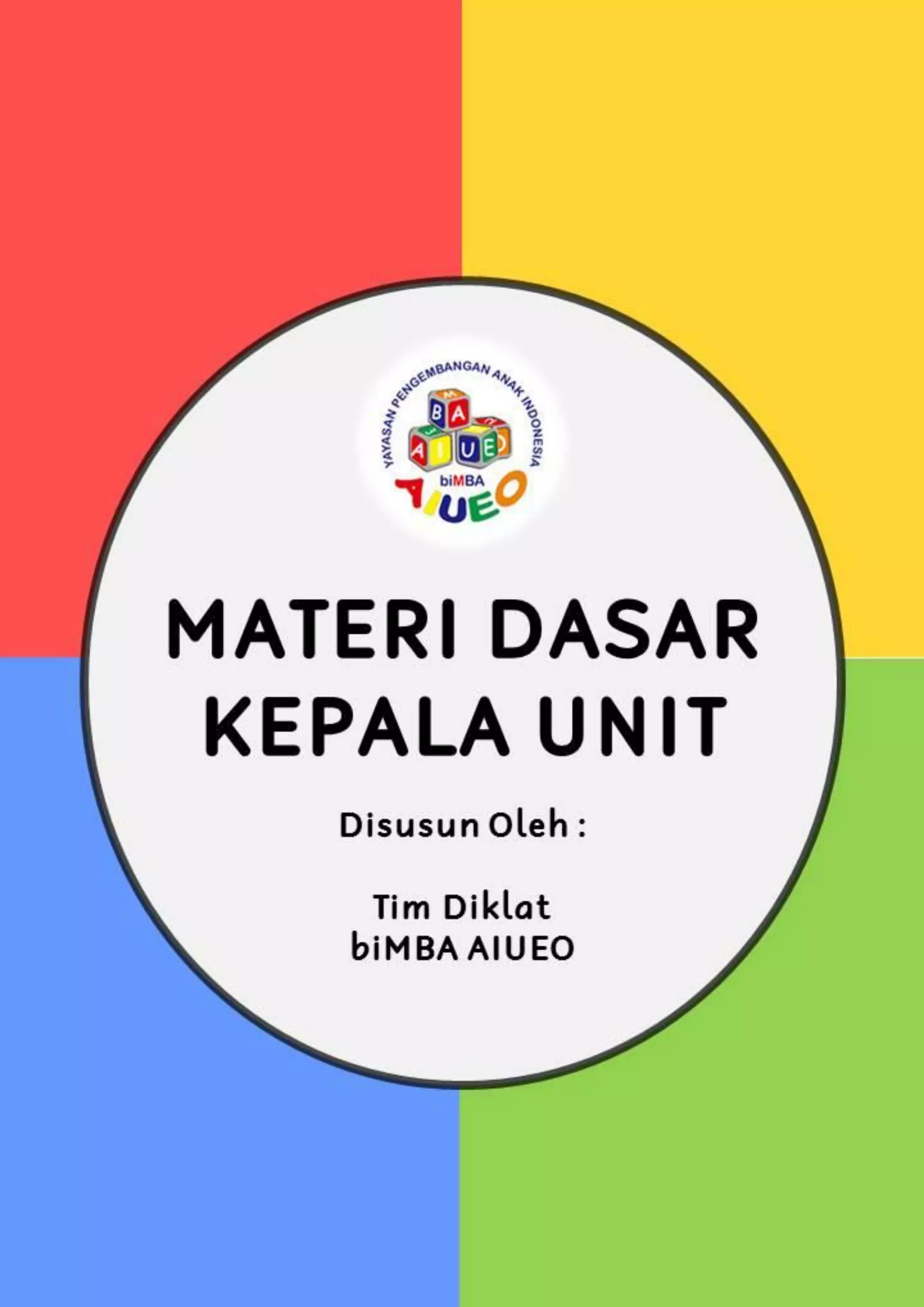 Buku Panduan biMBA AIUEO (Januari 2021) | PDF