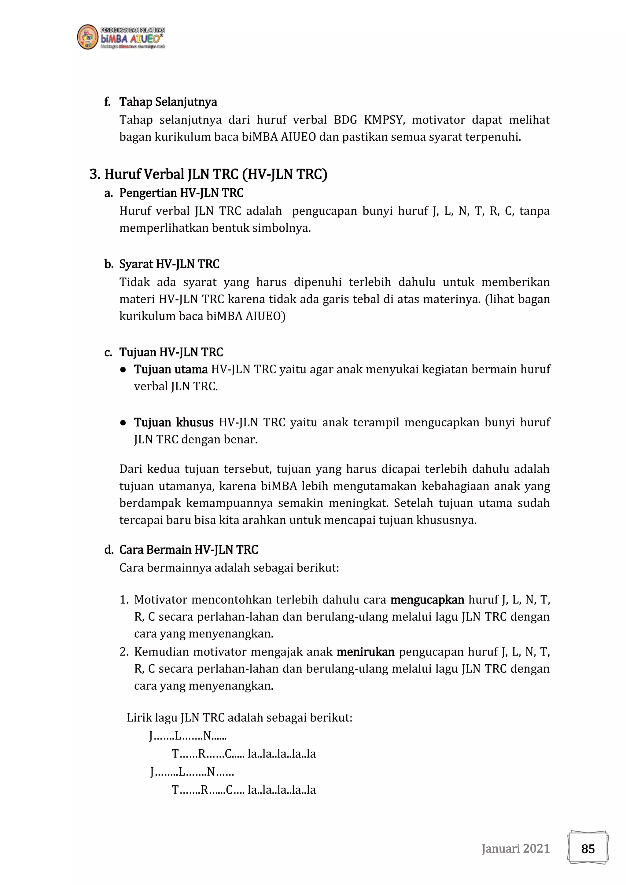 Buku Panduan biMBA AIUEO (Januari 2021) | PDF