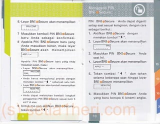 Buku panduan bni e secure | PDF