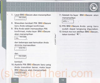 Buku panduan bni e secure | PDF